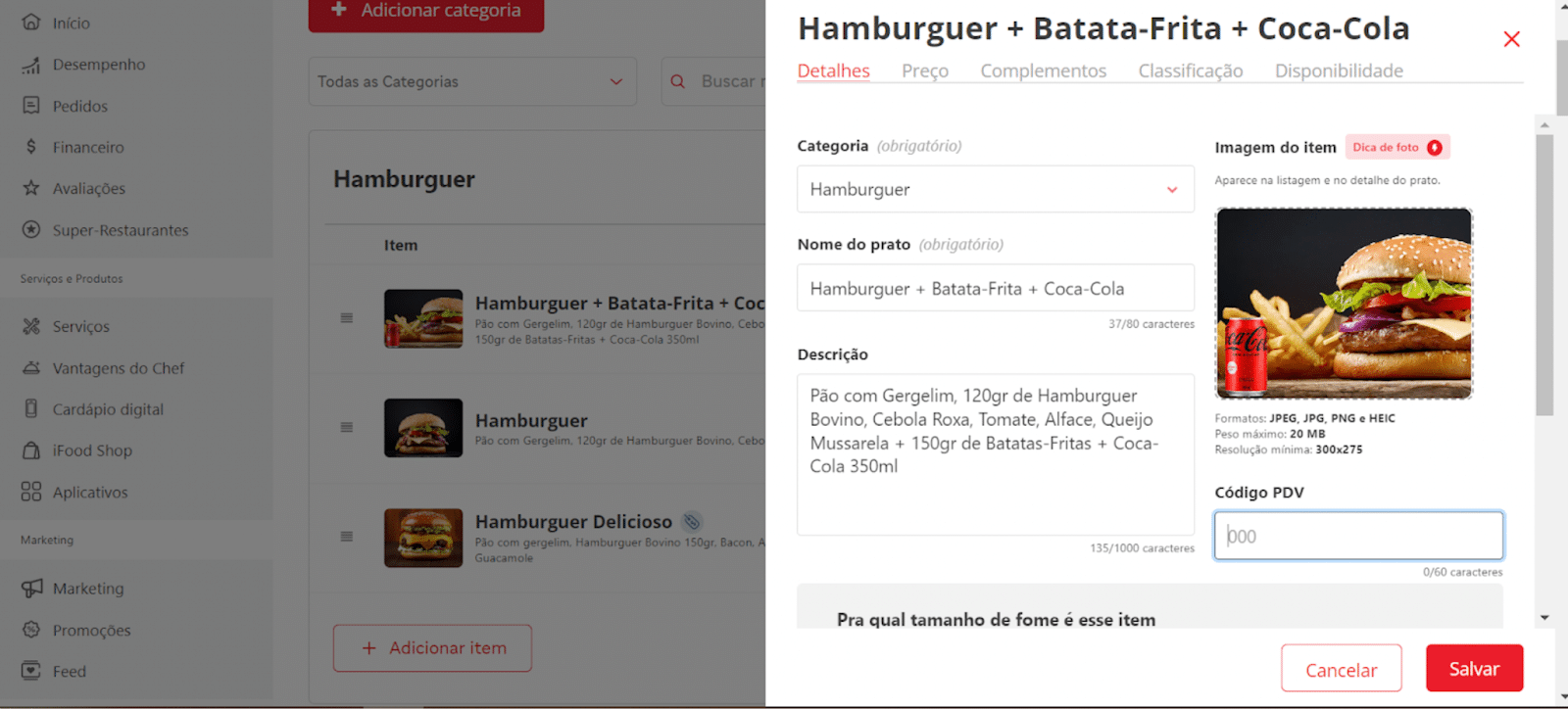 Como montar combos com produtos Coca-Cola?